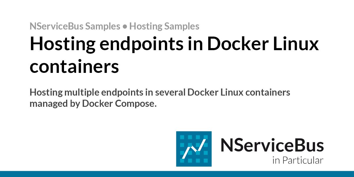 Particular Software on LinkedIn: Hosting endpoints in Docker Linux ... Particular Software on LinkedIn: Hosting endpoints in Docker Linux ...