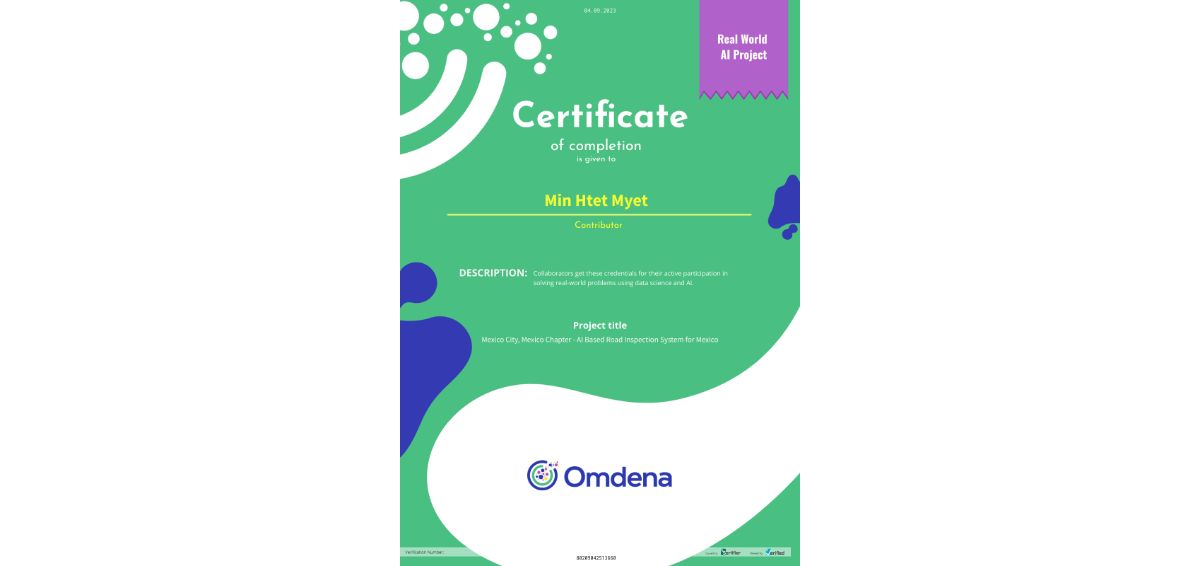 Min Htet Myet on LinkedIn: #sertifier #digitalbadge #digitalcertificate ... Min Htet Myet on LinkedIn: #sertifier #digitalbadge #digitalcertificate ...