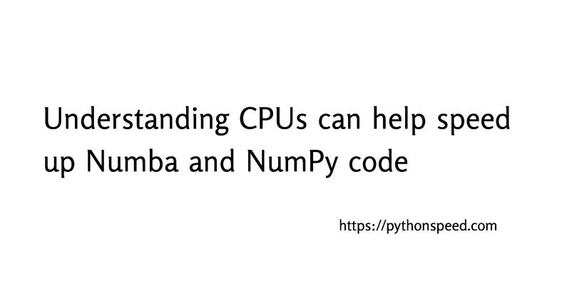 Mario I. Caicedo on LinkedIn: Understanding CPUs can help speed up ... Mario I. Caicedo on LinkedIn: Understanding CPUs can help speed up ...