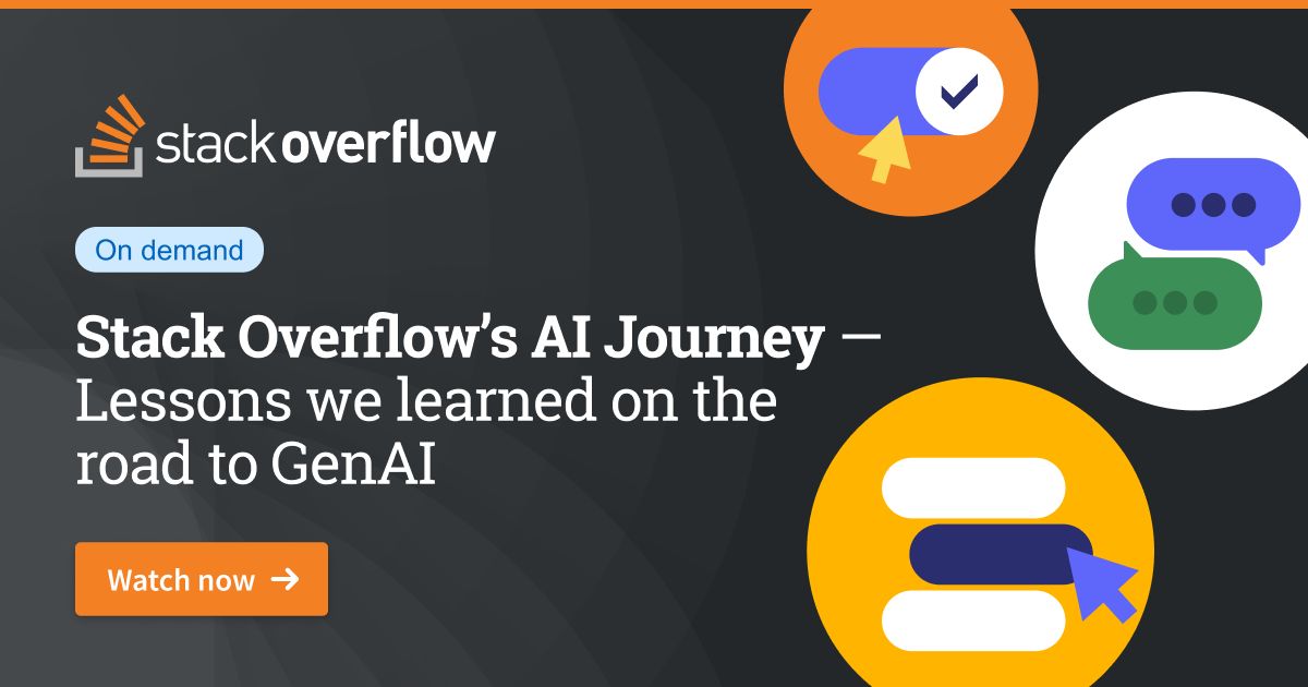Stack Overflow on LinkedIn: Stack Overflow’s AI Journey: Lessons ... Stack Overflow on LinkedIn: Stack Overflow’s AI Journey: Lessons ...