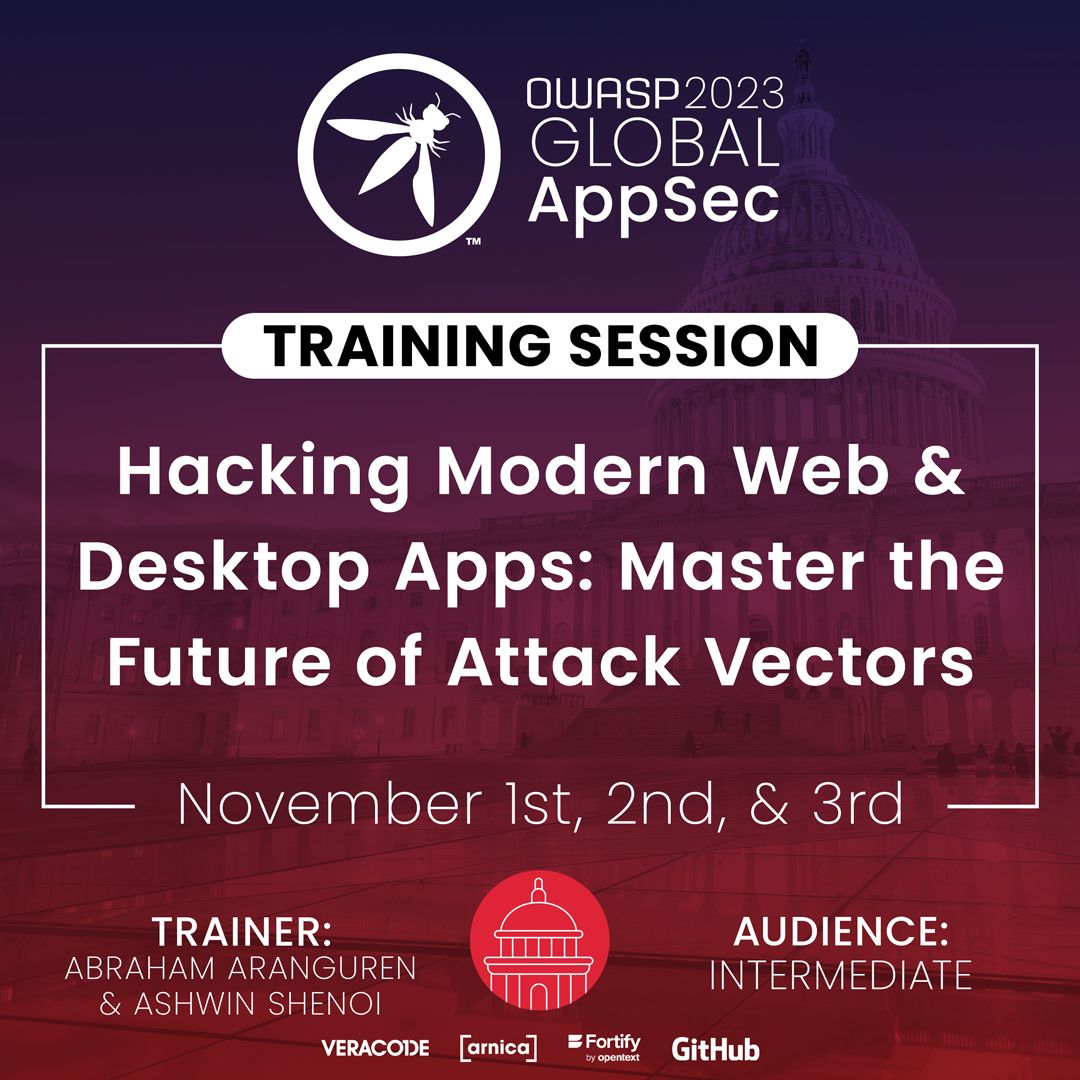 OWASP® Foundation on LinkedIn: #appsec #infosec #virtual #hacking # ... OWASP® Foundation on LinkedIn: #appsec #infosec #virtual #hacking # ...