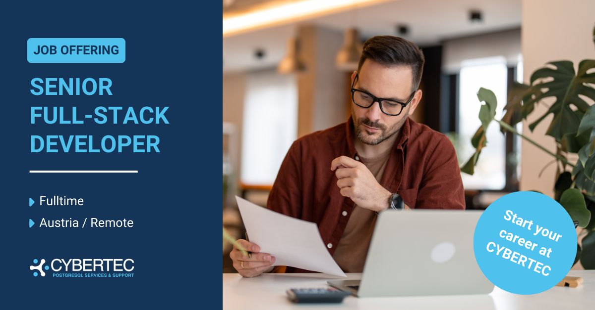 #postgres #postgresql #opensource #joboffering #job #developer #senior ... #postgres #postgresql #opensource #joboffering #job #developer #senior ...