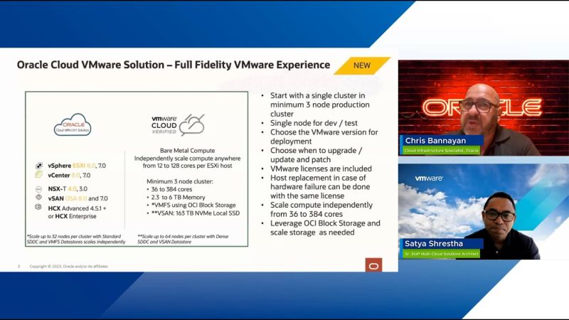 Abhishek Sharma on LinkedIn: Oracle Cloud VMware Solution (OCVS ... Abhishek Sharma on LinkedIn: Oracle Cloud VMware Solution (OCVS ...