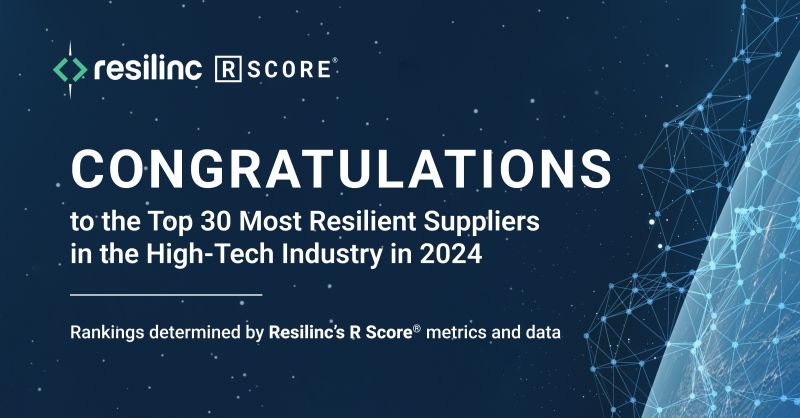 Resilinc on LinkedIn: Resilinc Announces Top 30 Most Resilient ... Resilinc on LinkedIn: Resilinc Announces Top 30 Most Resilient ...