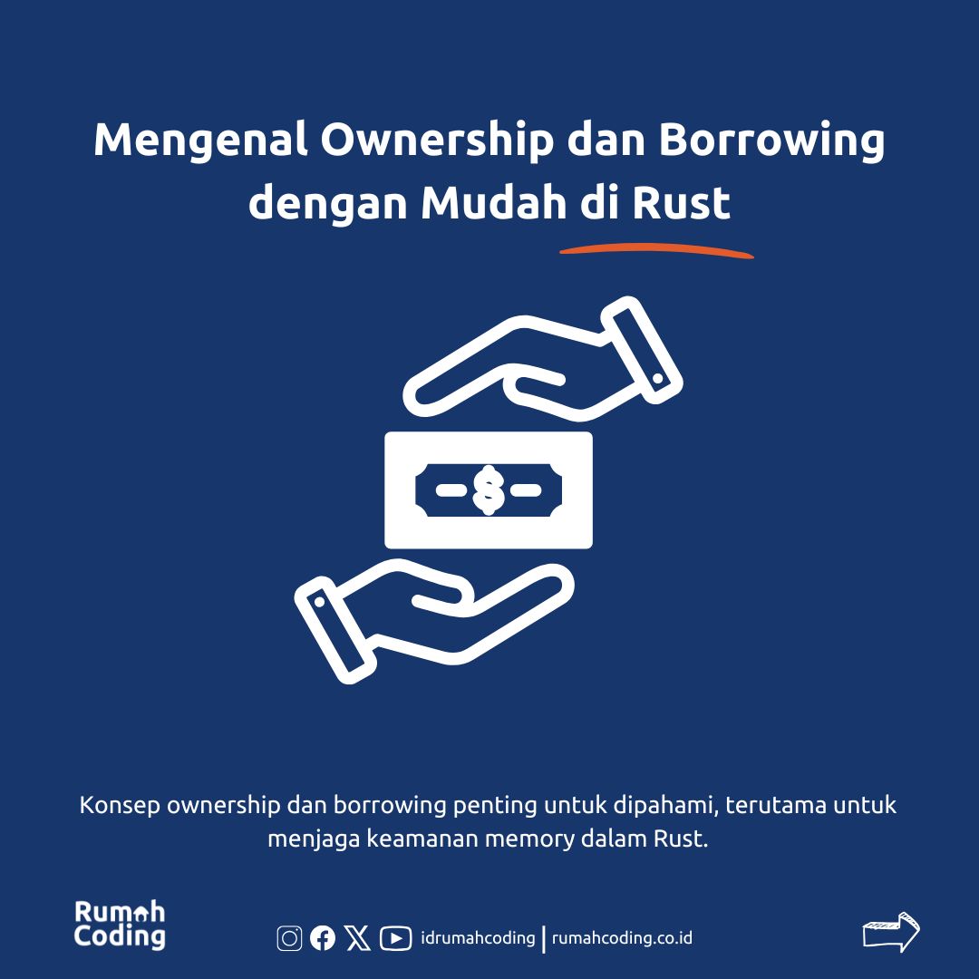 Rumah Coding on LinkedIn: #rustlang #ownershiprust #borrowingrust # ... Rumah Coding on LinkedIn: #rustlang #ownershiprust #borrowingrust # ...