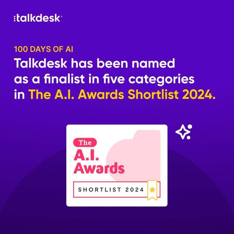 Neal Laxman on LinkedIn: Talkdesk has been named as a finalist in five ... Neal Laxman on LinkedIn: Talkdesk has been named as a finalist in five ...