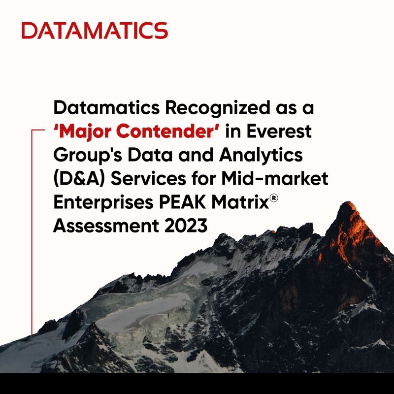 Ditesh Khanolkar on LinkedIn: Datamatics Recognized as a ‘Major ... Ditesh Khanolkar on LinkedIn: Datamatics Recognized as a ‘Major ...