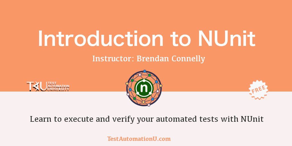TestAutomationU en LinkedIn: Introduction to NUnit TestAutomationU en LinkedIn: Introduction to NUnit