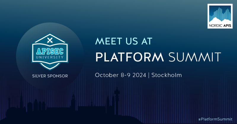 APIsec University on LinkedIn: #platformsummit APIsec University on LinkedIn: #platformsummit