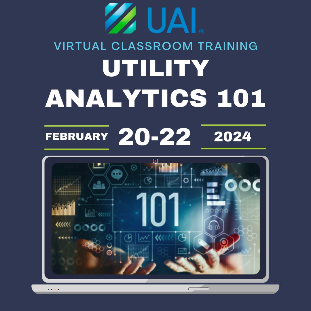 Utility Analytics Institute (UAI) on LinkedIn: UAI virtual training ... Utility Analytics Institute (UAI) on LinkedIn: UAI virtual training ...