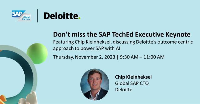 Check out the SAP TechEd 2023 executive keynote | Darshan Shah Check out the SAP TechEd 2023 executive keynote | Darshan Shah