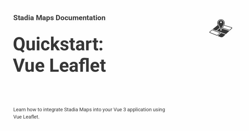 Stadia Maps on LinkedIn: Quickstart: Vue Leaflet - Stadia Maps ... Stadia Maps on LinkedIn: Quickstart: Vue Leaflet - Stadia Maps ...