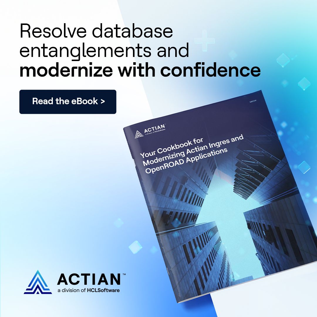 Actian on LinkedIn: #databasemodernization #actianingres #openroad Actian on LinkedIn: #databasemodernization #actianingres #openroad