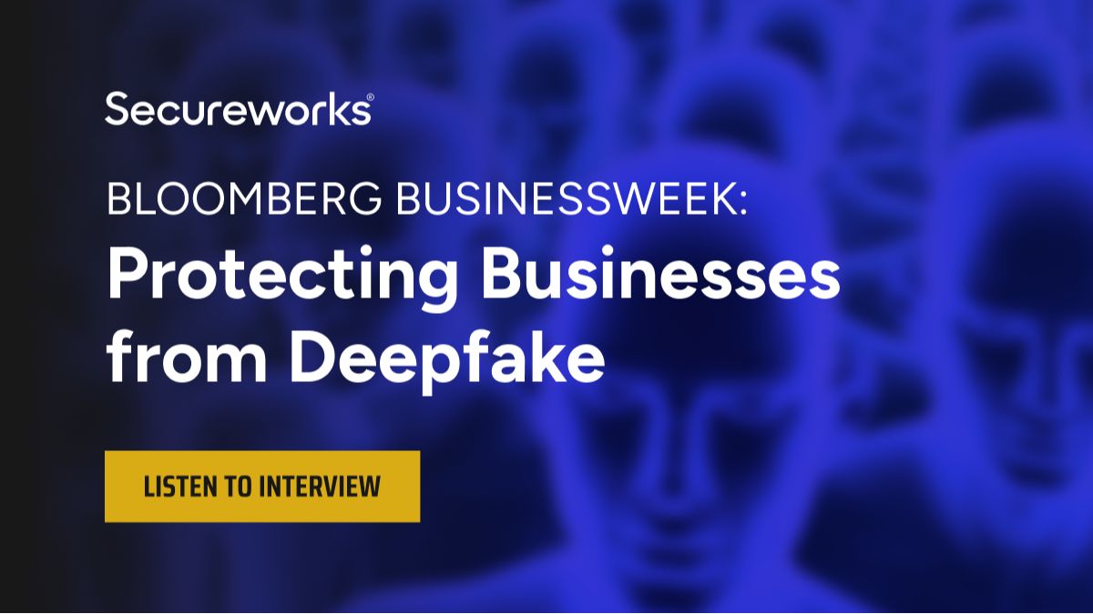 Wendy Thomas on deepfakes with Secureworks CEO | Robert Shaw posted on ... Wendy Thomas on deepfakes with Secureworks CEO | Robert Shaw posted on ...