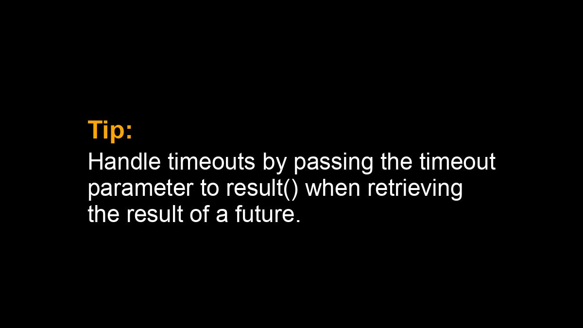 Jason Brownlee on LinkedIn: Tip: Handle timeouts by passing the timeout ... Jason Brownlee on LinkedIn: Tip: Handle timeouts by passing the timeout ...