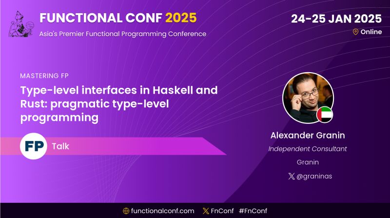Functional Conference on LinkedIn: #fnconf #functionalprogramming # ... Functional Conference on LinkedIn: #fnconf #functionalprogramming # ...