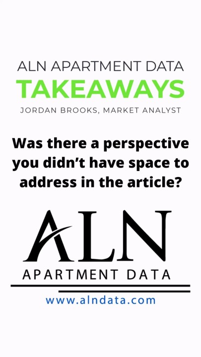 ALN Apartment Data on LinkedIn: In our series Takeaways, ALN Apartment ... ALN Apartment Data on LinkedIn: In our series Takeaways, ALN Apartment ...