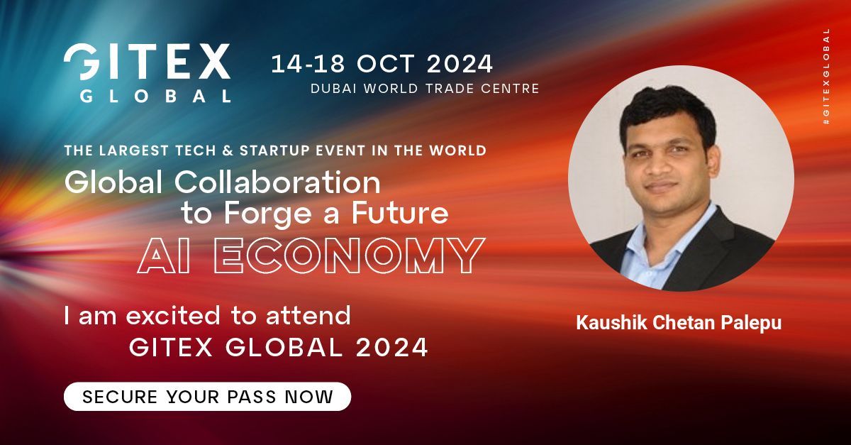 Kaushik Chetan Palepu on LinkedIn: #gitexglobal #meetmeatgitexglobal Kaushik Chetan Palepu on LinkedIn: #gitexglobal #meetmeatgitexglobal