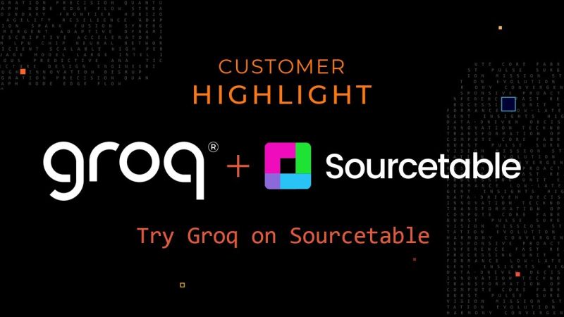 Groq on LinkedIn: Groq Customer Highlight: Sourcetable Groq on LinkedIn: Groq Customer Highlight: Sourcetable