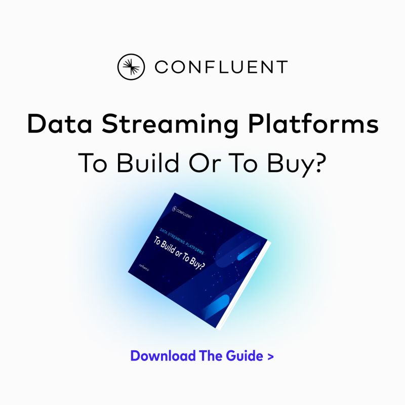 Confluent on LinkedIn: Data Streaming Platforms: To Build or to Buy? Confluent on LinkedIn: Data Streaming Platforms: To Build or to Buy?