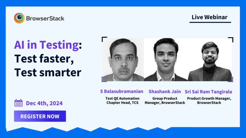 BrowserStack on LinkedIn: #testautomation #ai #softwaretesting BrowserStack on LinkedIn: #testautomation #ai #softwaretesting