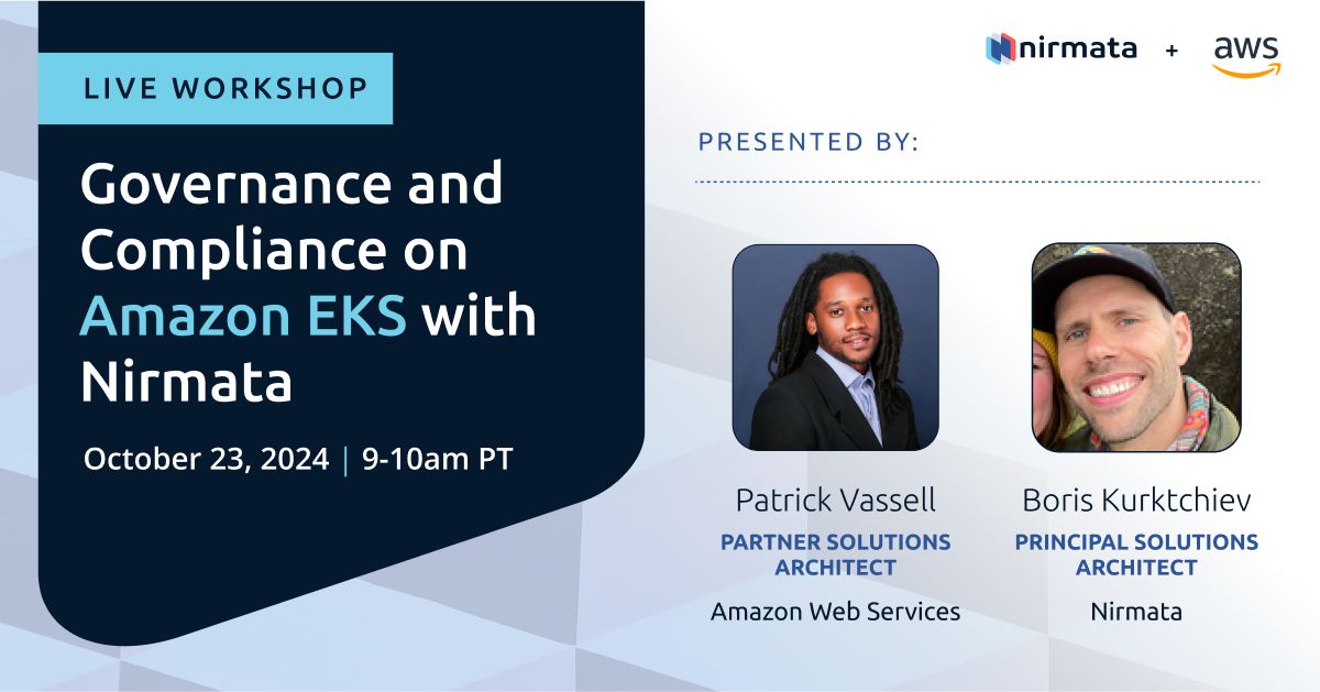 Nirmata on LinkedIn: #cncf #aws #kyverno #kubernetes #devops Nirmata on LinkedIn: #cncf #aws #kyverno #kubernetes #devops