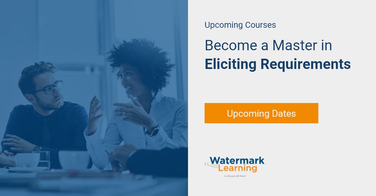 Watermark Learning on LinkedIn: Eliciting Requirements Course Watermark Learning on LinkedIn: Eliciting Requirements Course