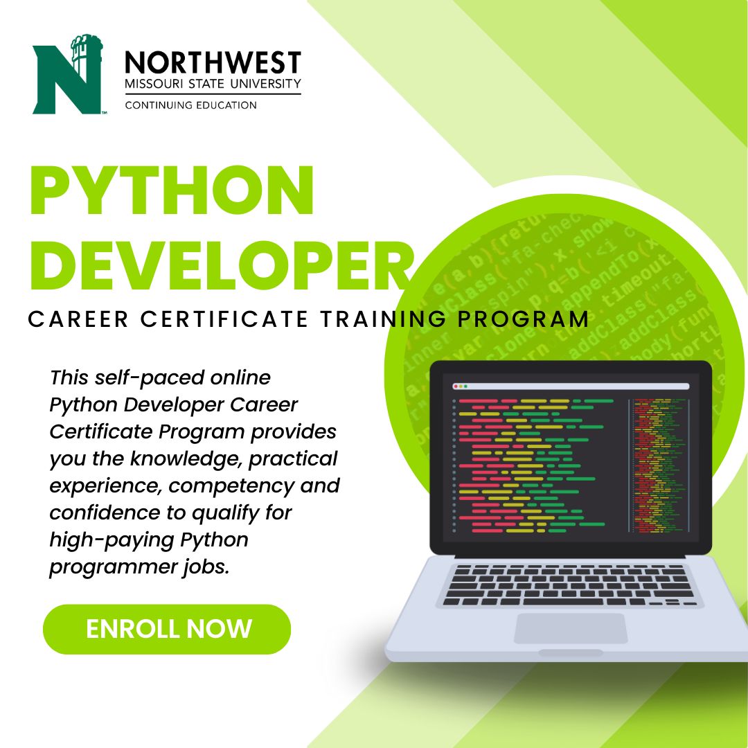 Northwest Missouri State University - Kansas City on LinkedIn: #python ... Northwest Missouri State University - Kansas City on LinkedIn: #python ...