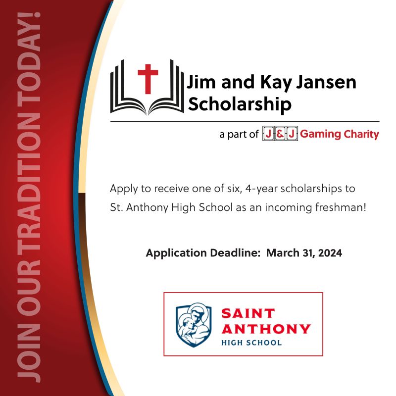 J&J Gaming on LinkedIn: The 2024 Jim & Kay Jansen Scholarship is ... J&J Gaming on LinkedIn: The 2024 Jim & Kay Jansen Scholarship is ...