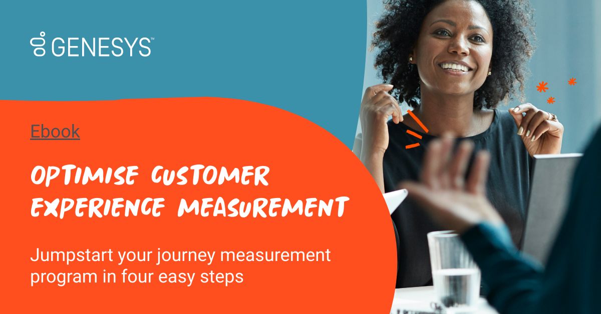 Genesys on LinkedIn: Optimize customer experience measurement Genesys on LinkedIn: Optimize customer experience measurement