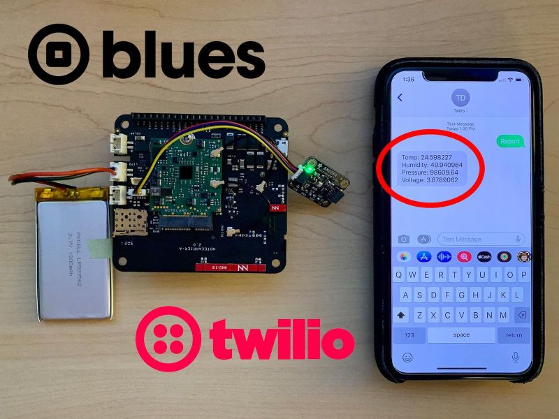 Blues on LinkedIn: Remotely Query Sensor Data via SMS Blues on LinkedIn: Remotely Query Sensor Data via SMS