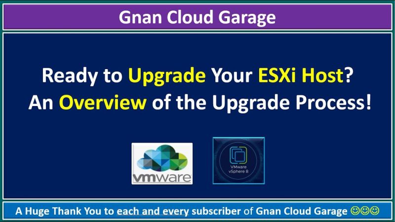Gnana Kumar Bitra on LinkedIn: Ready to Upgrade Your ESXi Host? An ... Gnana Kumar Bitra on LinkedIn: Ready to Upgrade Your ESXi Host? An ...