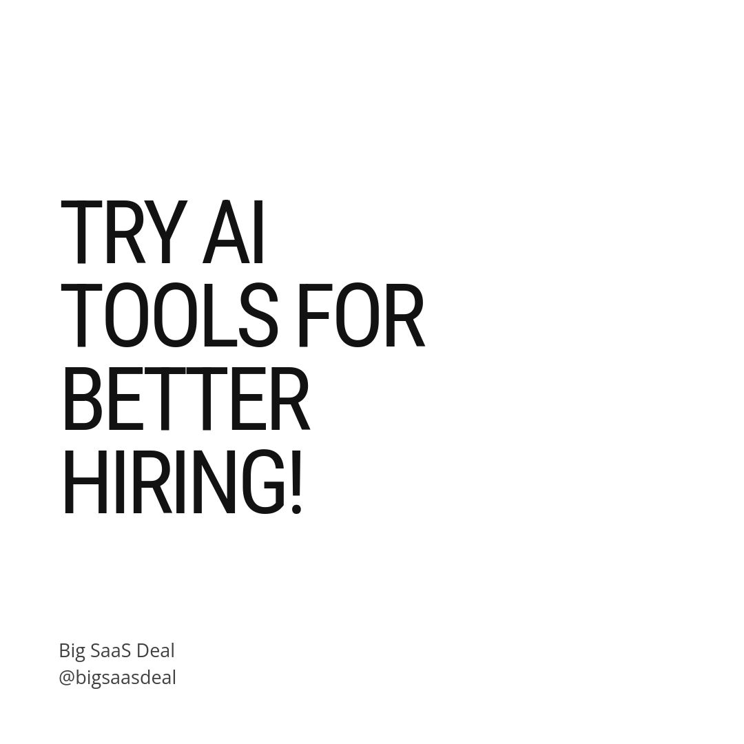 Big SaaS Deal on LinkedIn: 3 steps to boost recruitment efficiency: 1 ... Big SaaS Deal on LinkedIn: 3 steps to boost recruitment efficiency: 1 ...