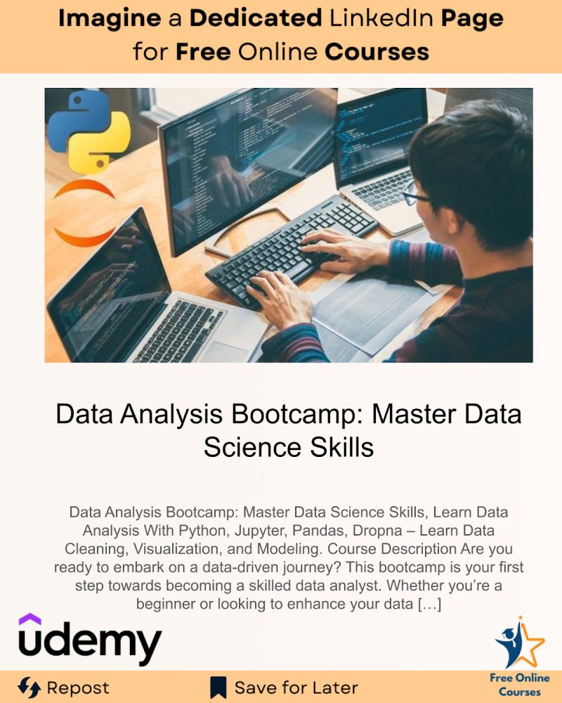 Free Online Courses on LinkedIn: #freecourse #udeycourse #datascience # ... Free Online Courses on LinkedIn: #freecourse #udeycourse #datascience # ...