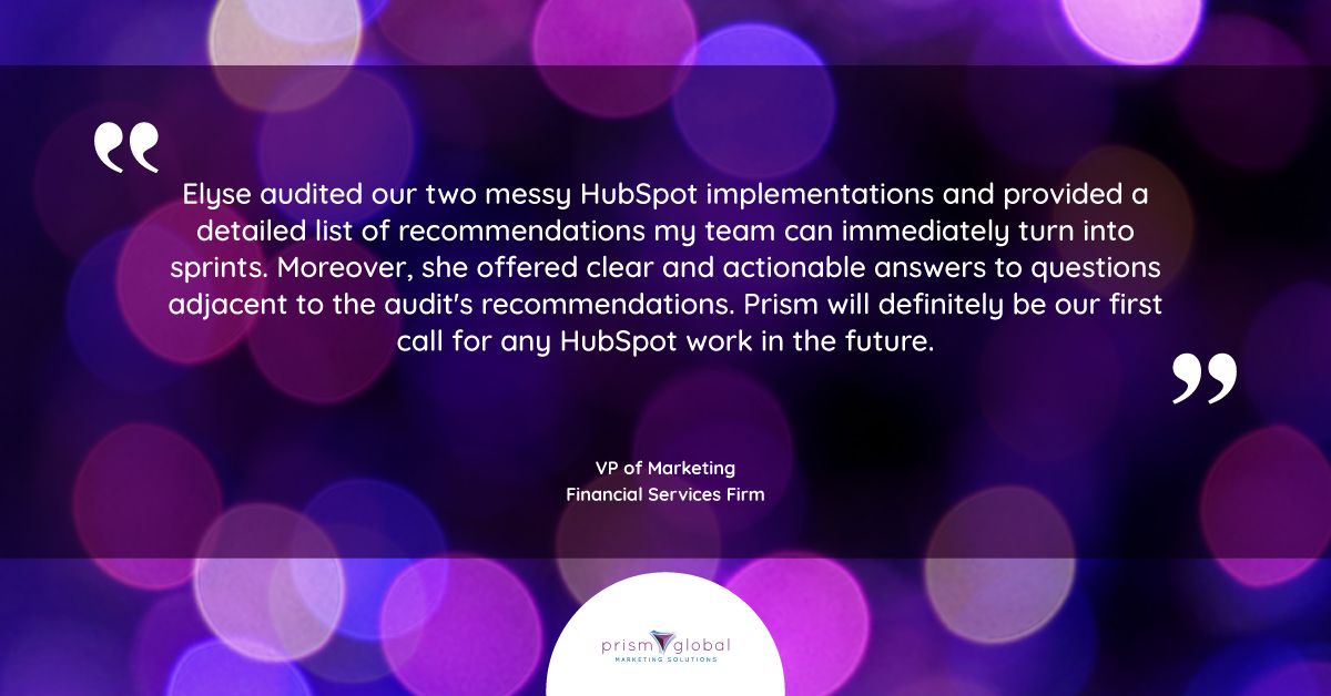 How our clients optimized HubSpot | Prism Global Marketing Solutions ... How our clients optimized HubSpot | Prism Global Marketing Solutions ...