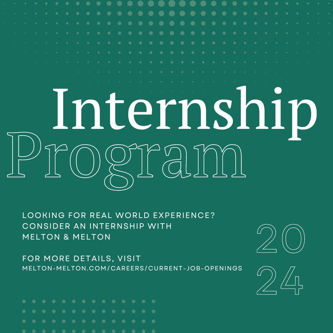 Melton & Melton, LLP on LinkedIn: #internshipopportunity # ... Melton & Melton, LLP on LinkedIn: #internshipopportunity # ...