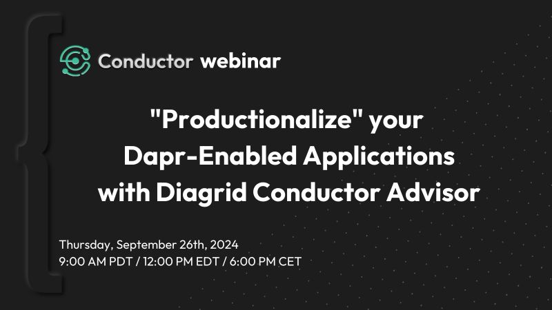Diagrid on LinkedIn: Conductor Advisor Webinar Registration Diagrid on LinkedIn: Conductor Advisor Webinar Registration
