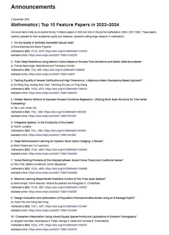 Mathematics MDPI on LinkedIn: #mdpiopenaccess #comscimath_mdpi Mathematics MDPI on LinkedIn: #mdpiopenaccess #comscimath_mdpi