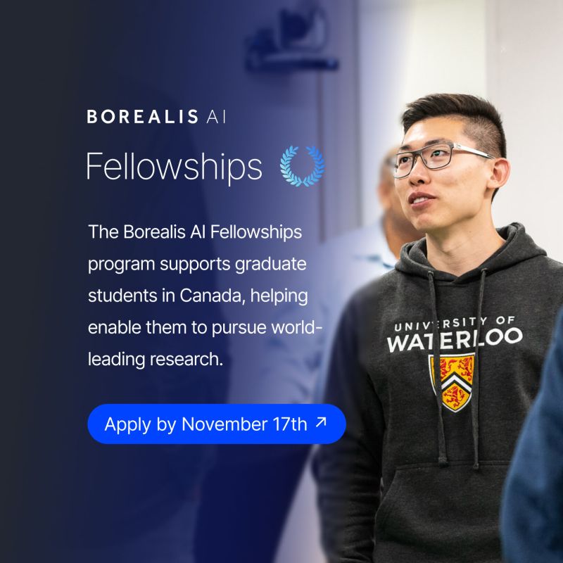 Borealis AI on LinkedIn: #fellowships #studentresearch #researchfellows ... Borealis AI on LinkedIn: #fellowships #studentresearch #researchfellows ...