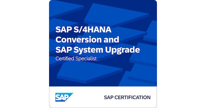 SAP Certified Specialist - SAP S/4HANA Conversion and SAP System ... SAP Certified Specialist - SAP S/4HANA Conversion and SAP System ...