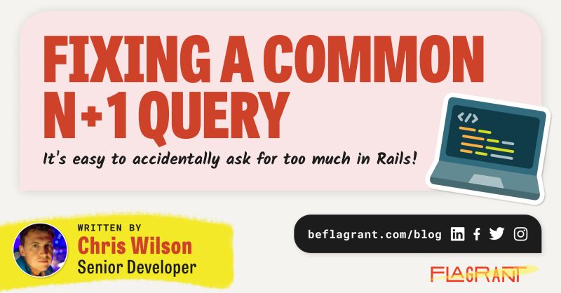 Flagrant on LinkedIn: #rails #sql #ruby #activerecord Flagrant on LinkedIn: #rails #sql #ruby #activerecord