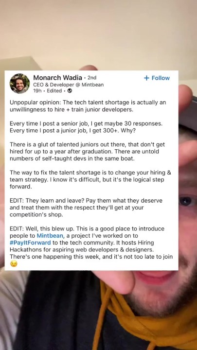 #techtok #devcrew #juniordeveloper #webdev #learntocode #java… | John ... #techtok #devcrew #juniordeveloper #webdev #learntocode #java… | John ...