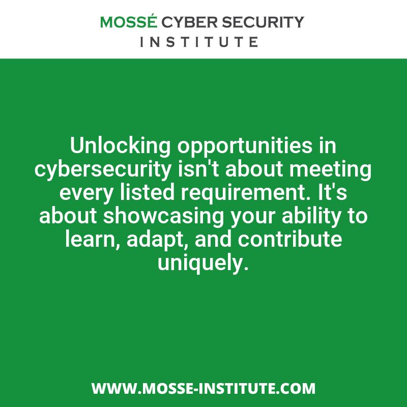 Mossé Cyber Security Institute on LinkedIn: Unlocking opportunities in ... Mossé Cyber Security Institute on LinkedIn: Unlocking opportunities in ...