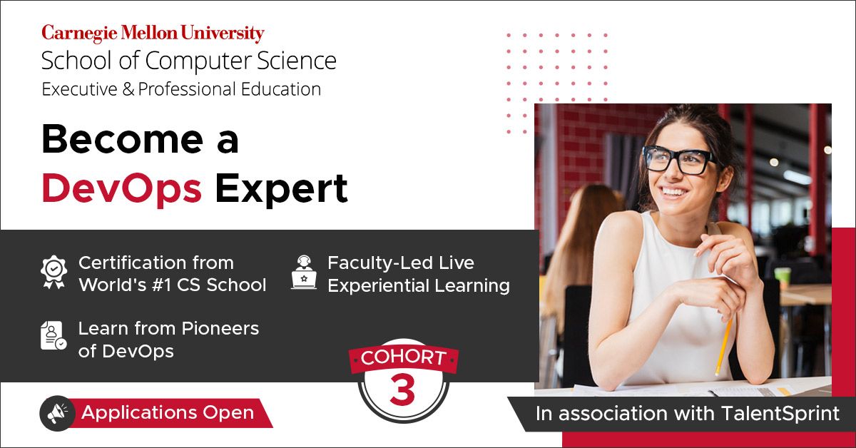 TalentSprint on LinkedIn: DevOps Program by CMU Executive Education and ... TalentSprint on LinkedIn: DevOps Program by CMU Executive Education and ...