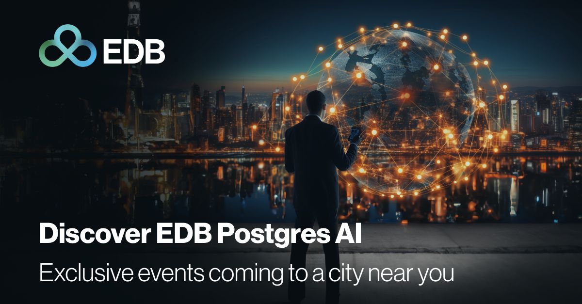 EDB on LinkedIn: #postgres #postgresql #justsolveitwithpostgres # ... EDB on LinkedIn: #postgres #postgresql #justsolveitwithpostgres # ...