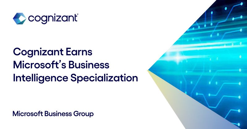 Cognizant has earned Microsoft's Business Intelligence Specialization ... Cognizant has earned Microsoft's Business Intelligence Specialization ...