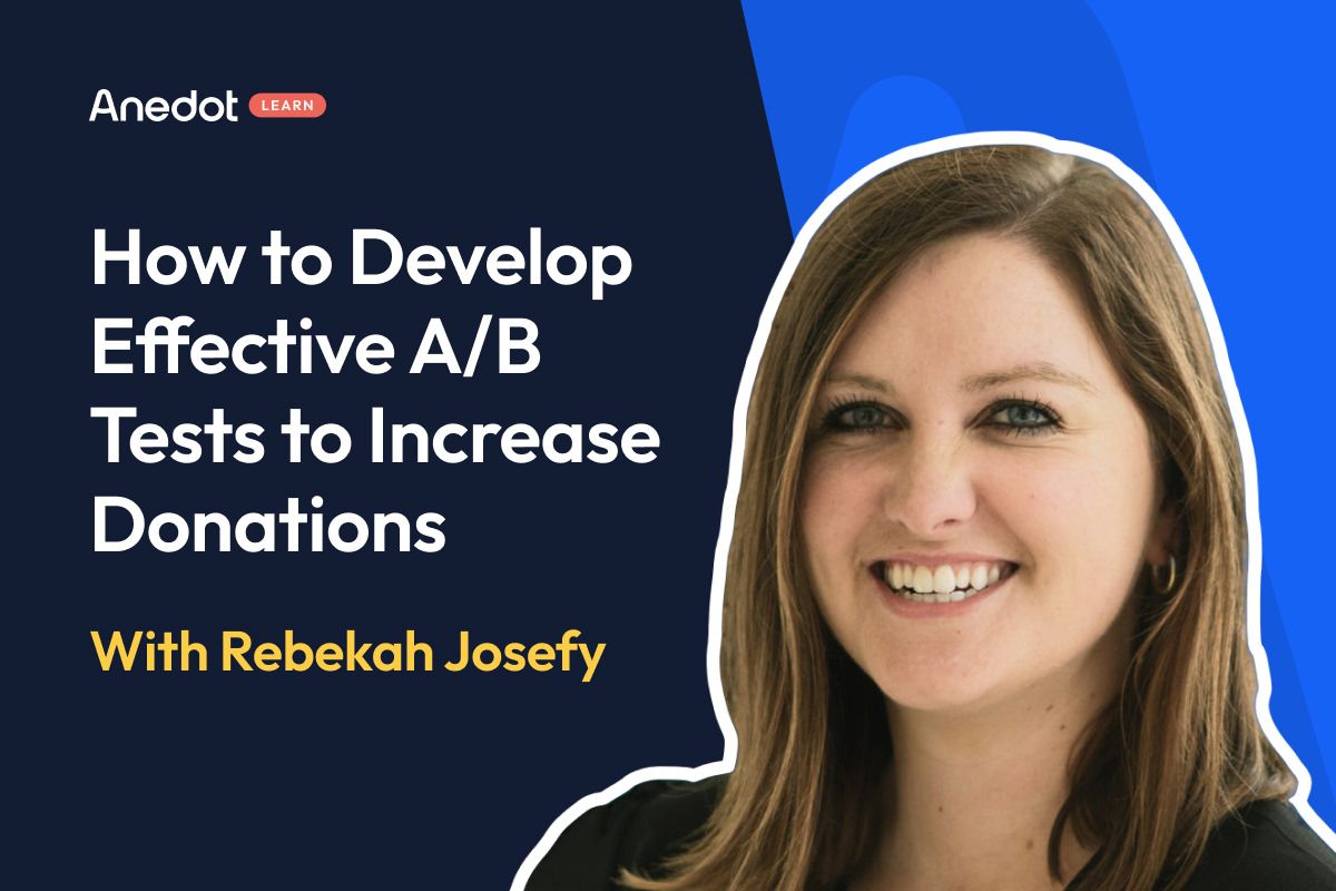 How to guide your nonprofit's A/B tests | Anedot posted on the topic ... How to guide your nonprofit's A/B tests | Anedot posted on the topic ...