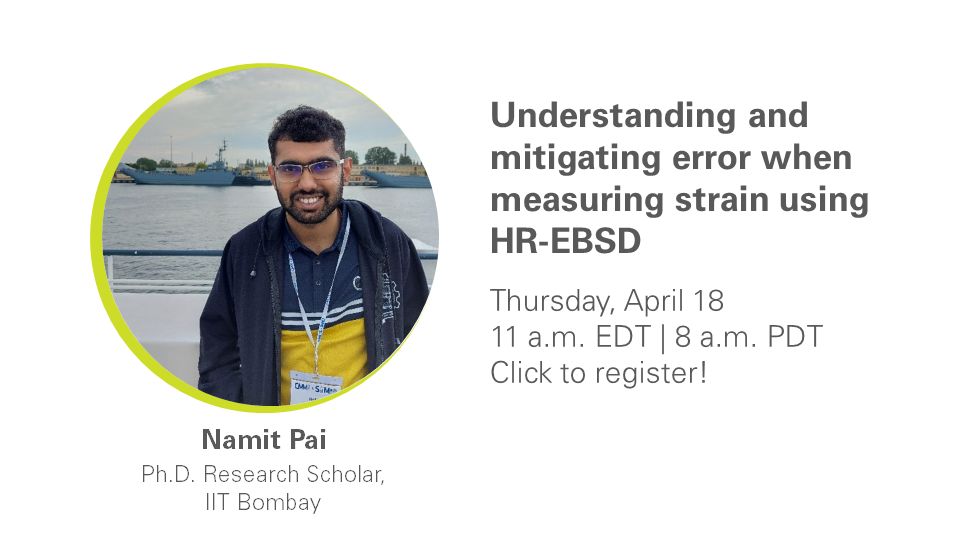 EDAX on LinkedIn: #ebsd #hrebsd #oim #microscopy #microanalysis EDAX on LinkedIn: #ebsd #hrebsd #oim #microscopy #microanalysis