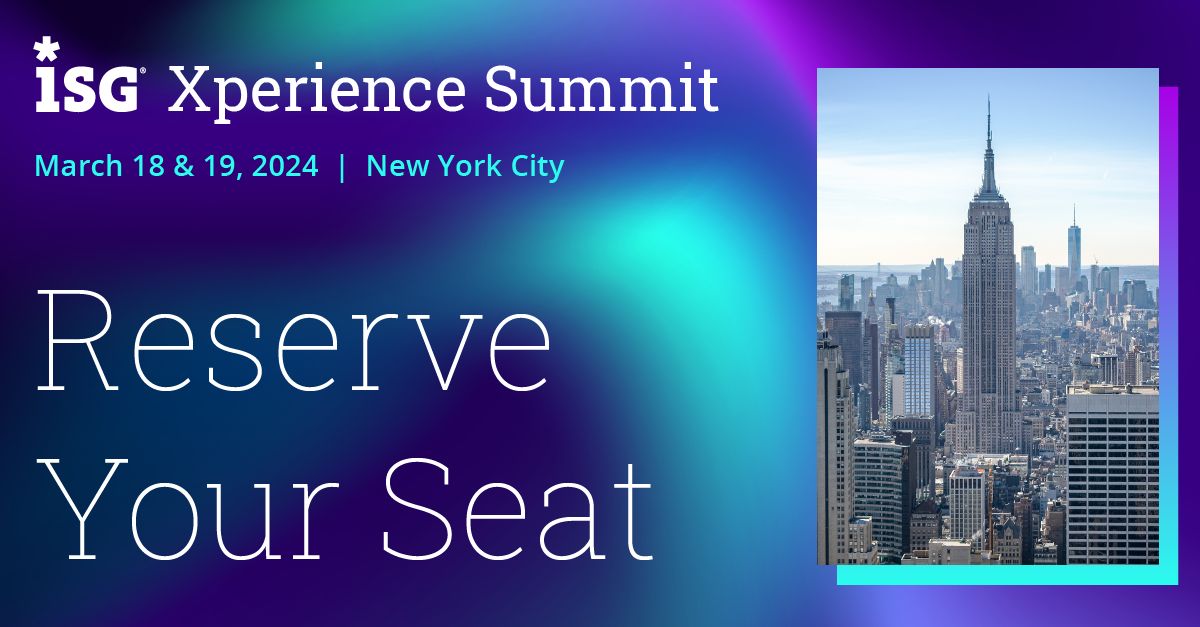 Sibin Varghese on LinkedIn: Join the sixth annual ISG Xperience Summit ... Sibin Varghese on LinkedIn: Join the sixth annual ISG Xperience Summit ...