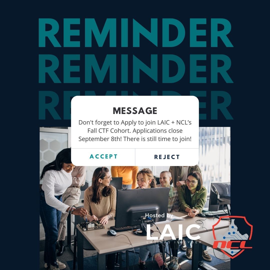 Latinas In Cyber on LinkedIn: Fill | Latinas in Cyber (LAIC) and the ... Latinas In Cyber on LinkedIn: Fill | Latinas in Cyber (LAIC) and the ...